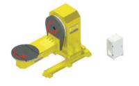 China HBE Series L-Type Welding Positioner with Optional Vertical Lifting, Heavy-Duty Clamping, and Stepless VFD Rotation for sale