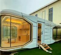 China 28 Sqm Luxury Space Capsule House with Seismic Resistance Zone 9 and Wind Load 200 km/h for sale