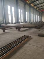 China Durable PEB Steel Structure with Multi-Level Framing, Heavy-Wall Circular Hollow Sections, and CNC Machined Base Plates for sale