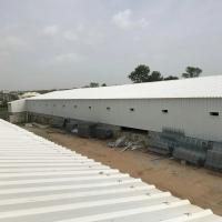 China Customized Q355b Hot-Dipped Galvanized Steel Poultry Farm House with 50 Years Worklife and High-Density Rockwool Insulation for sale