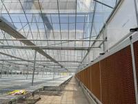 China Durable Multi-Span Commercial Greenhouse with Hot-Dip Galvanized Q235 Steel and Rack-and-Pinion Ventilation for sale
