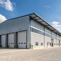 China Durable 50+ Years Lifespan Steel Warehouse with Thermal and Sound Insulation and High Loadbearing Capacity for sale