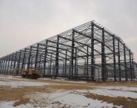 China Durable 50+ Years Lifespan Steel Warehouse with Thermal and Sound Insulation and High Loadbearing Capacity for sale