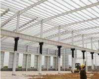 China Durable 50+ Years Lifespan Steel Warehouse with Thermal and Sound Insulation and High Loadbearing Capacity for sale