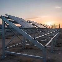 China High-strength Solar Panel Steel Structure with 50 Years Design Life and Recyclable Materials for sale