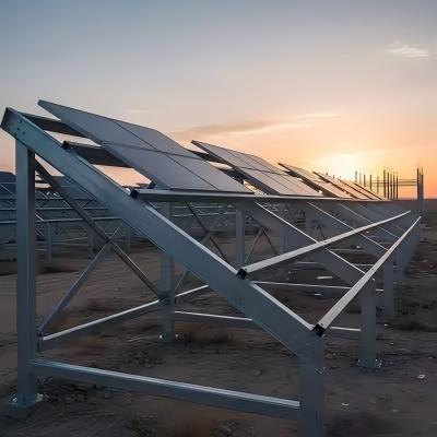 China High-strength Solar Panel Steel Structure with 50 Years Design Life and Recyclable Materials for sale