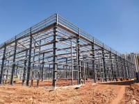China Large Span Prefab Steel Structure Building with 120 km/h Wind Resistance, Magnitude 8 Seismic Resistance, and Fast Bolt Assembly for Industrial Use for sale