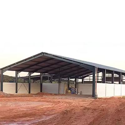 China Durable 50+ Years Service Life Steel Warehouse with 120 km/h Wind Resistance and Magnitude 8 Seismic Resistance for sale