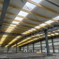 China Durable Prefabricated Steel Cow Shed and Cattle House Building with Hot-dip Galvanized Customizable Dimensions for sale