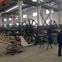 China CNC Rebar Cage Rolling Welding Machine with 500-2000 mm Cage Diameter Range and 40-60 Points/min Welding Speed for 12 m Cage Length for sale