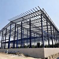 China Steel Workshop Building with Turnkey Contract Fire-resistant Materials and Crane Beam System for sale