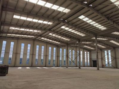 China Steel Workshop Building with 40 m Clear Span , Earthquake Resistant 8.0  Customized Design for sale