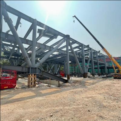 China Prefabricated Steel Structure Warehouse - Earthquake Resistant Level 8, 50+ Years Lifespan, Hurricane Proof for sale