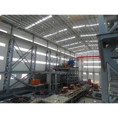 China Durable Steel Structure Factory Building and Steel Frame Building with Easy To Assemble And Disassemble Design Thermal Insulation Available and Seismic Resistance Zone 9 for sale