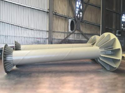 China Q355B Large Diameter Welded Steel Tube Column CHS for High Rise Steel Frame Building for sale