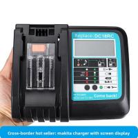 China Fast Charger Compatible with Makit 14.4V 18V LXT Li-ion Batteries Replacement DC18RC Power Tool Battery Charger for sale