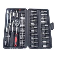China Larissa HT27 OEM Multifunctional Auto Repair Tool Box Set with Customizable Socket Ratchet Wrench Hard Case for Car Maintenance for sale