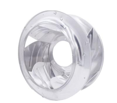 China Aluminum / Plastic / Galvanized Backward Curved Centrifugal Fan Impeller Blades Backward Centrifugal Motorized Impeller for sale