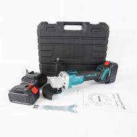 China Industrial Grade Rechargeable Lithium Electric Portable Angle Grinder Wireless with Slide Type Switch for Polishing & Cutting for sale