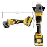 China 125mm 21V Lithium Electric Cordless Angle Grinder Industrial & DIY Grade with Battery Power Trigger Switch for sale