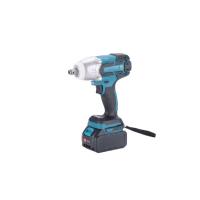 China Professional Cordless Electric Impact Wrench Kit - High Power Li-ion Battery Auto Repair Tool Set with Wind Gun for sale