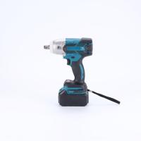 China Professional Cordless Electric Impact Wrench Kit - High Power Li-ion Battery Auto Repair Tool Set with Wind Gun for sale