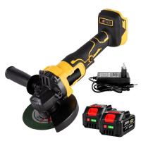 China 21V 100mm Brushless 2.0Ah Battery-Powered Cordless Electric Angle Grinder with Trigger Switch for DIY Polishing Projects for sale