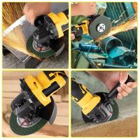 China 21V 100mm Brushless 2.0Ah Battery-Powered Cordless Electric Angle Grinder with Trigger Switch for DIY Polishing Projects for sale