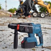 China Brushless Cordless Hammer Drill Lithium Battery Industrial Electric Tool for sale