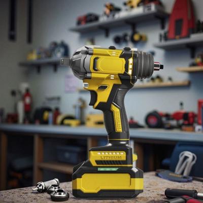 China Cordless Impact Wrench Set - Multifunctional Power Tool Kit with Toolbox for Home Repair for sale