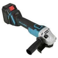 China 21V Cordless Brushless Motor Angle Grinder with 125mm Grinding Disc and Slide Switch 4.0Ah Battery for Industrial Use for sale