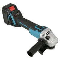 China 21V Cordless Brushless Motor Angle Grinder with 125mm Grinding Disc and Slide Switch 4.0Ah Battery for Industrial Use for sale
