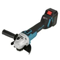 China 21V Cordless Brushless Motor Angle Grinder with 125mm Grinding Disc and Slide Switch 4.0Ah Battery for Industrial Use for sale