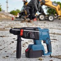 China 21V Cordless Brushless Rotary Hammer Rechargeable Impact Drill for Household Multifunctional Use for sale