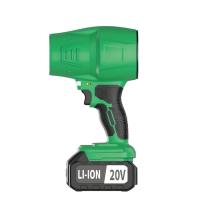 China The 20V Cordless Mini Leaf Blower Features ABS+PC Material, Green Design, and a 4.0 Ah Battery Capacity. for sale
