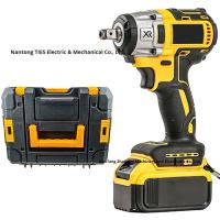 China Brushless Electric Impact Wrench High Torque Screwdriver 21V Lithium Battery for Car Carriers and Woodworking for sale