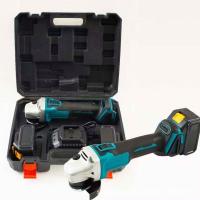 China 21V Cordless Brushless Angle Grinder M14 with Battery for DIY Cutting and Grinding Trigger for sale