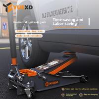 China 3 Ton Hydraulic Floor Jack Low Profile Double Pump Car Jack Heavy Duty Quick Lift Garage Automotive Repair Vehicle Lifting Jack for sale
