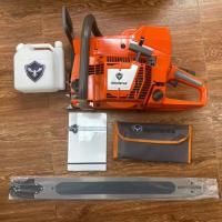 China 1:1 Husq 395xp 93.6cc 24inch bar Gasoline 5.2Kw Chainsaw Heavy Duty Professional Gas Powered 395 Chain Saw for sale