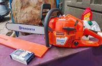 China Husqna 365 Gasoline 3.5kw Chainsaw 65.5cc High Power 2 Stroke Heavy Duty 18in bar Petrol Chain Saw  Motosierra for sale