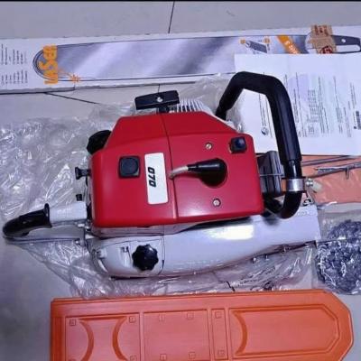China MS070 Gasoline Chainsaw 105.7cc 4.8kW Heavy-Duty Petrol Chain Saw for Big Tree Cutting for sale