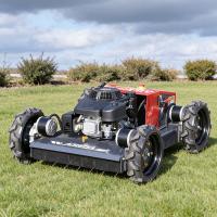 China Industrial 4-Stroke Remote-Controlled Lawn Mower, Home & Agricultural Gasoline Weeder, Suitable for Land Reclamation Lawn Mower for sale