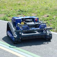 China European Spot Slope Special Remote Control Tracked Mower Low Center of Gravity Anti Rollover Stable Work on 45° Lawn Mower for sale