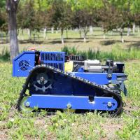 China European Spot Slope Special Remote Control Tracked Mower Low Center of Gravity Anti Rollover Stable Work on 45° Lawn Mower for sale