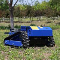 China European Spot Lightweight Remote Control Tracked Mower Flexible Turning for Narrow Space Villa Garden Lawn Trimming Lawn Mower for sale