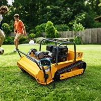 China European Spot Multifunctional Remote Control Tracked Mower Cutting Flail Mower Durable Garden Machinery Zero Rotation Lawn Mower for sale