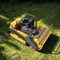 China European Spot Multifunctional Remote Control Tracked Mower Cutting Flail Mower Durable Garden Machinery Zero Rotation Lawn Mower for sale