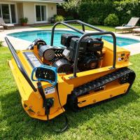 China European Spot Multifunctional Remote Control Tracked Mower Cutting Flail Mower Durable Garden Machinery Zero Rotation Lawn Mower for sale
