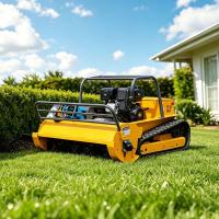 China European Spot Widened Track Remote Control Mower Anti Slip Anti Sink Suitable Gasoline Flail Mowers for sale
