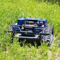 China European Spot Tracked Remote Control Mower All Terrain for Hillsides Orchards River Embankments Gas-powered Lawn Mower for sale